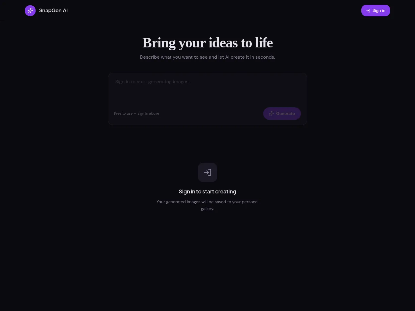 SnapGen AI