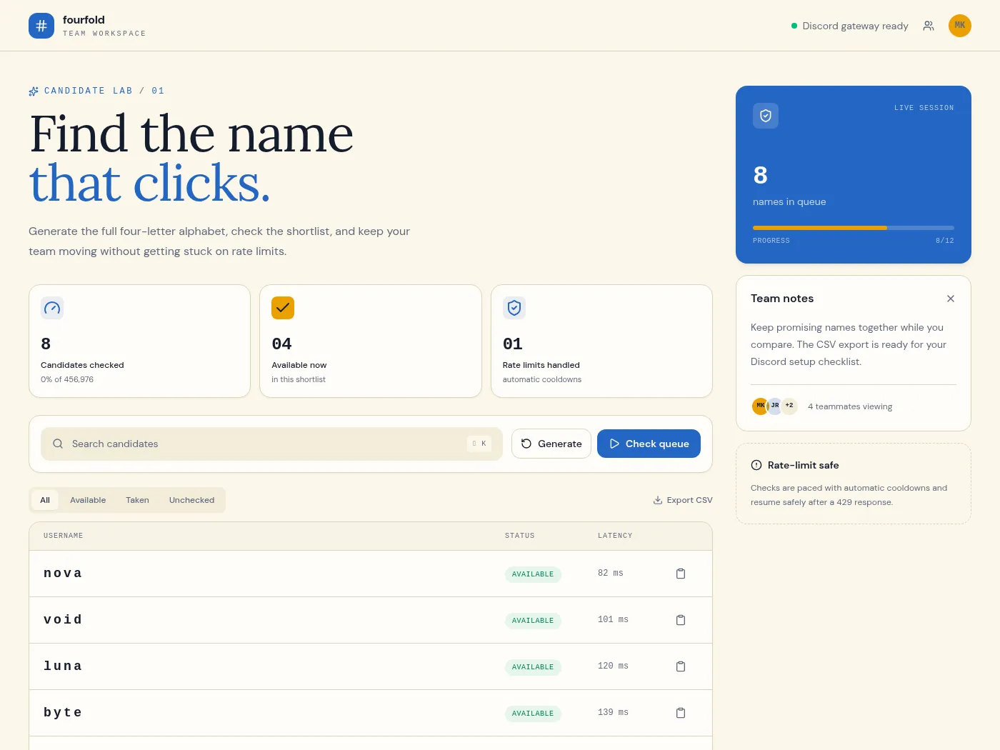 Discord Name Generator