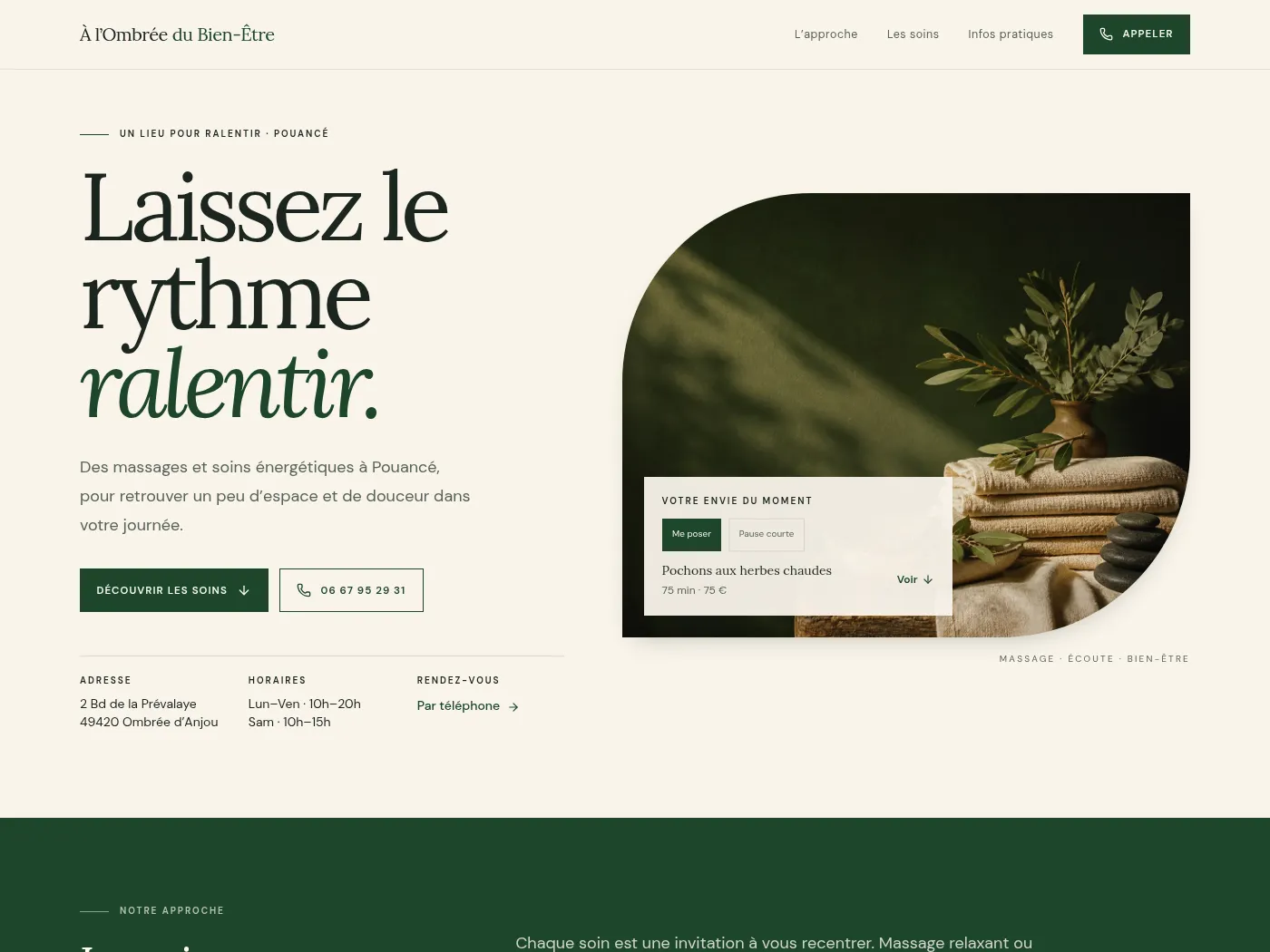 Ombree Wellness Site
