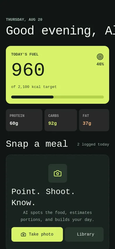 SnapMeal AI Tracker
