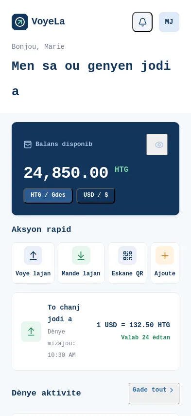 VoyeLa FinTech App