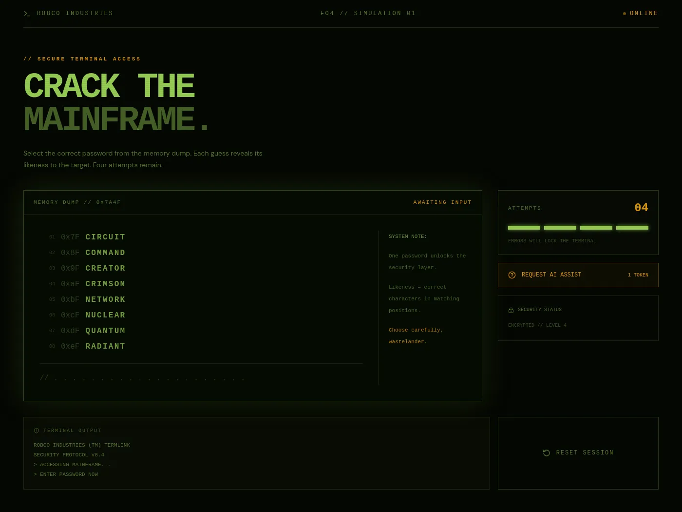 FO4 AI Hacking