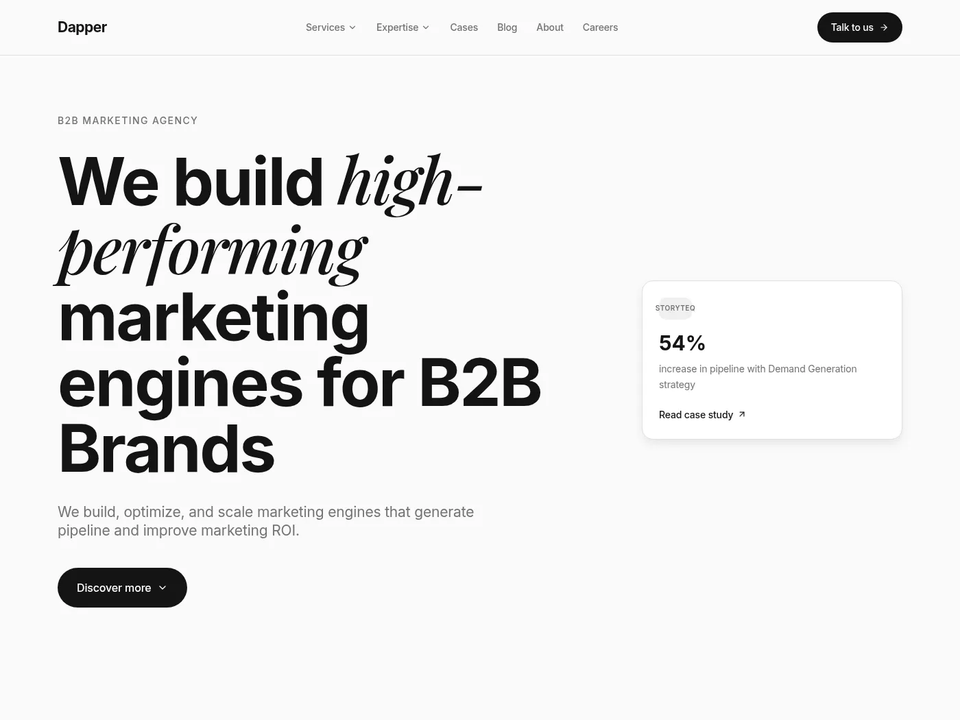 Dapper Agency Clone