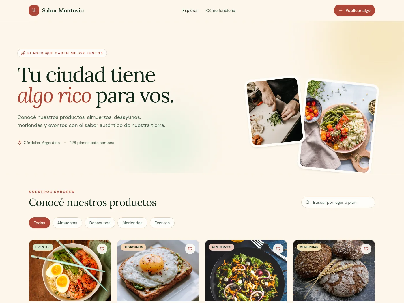 Eventos y Comidas