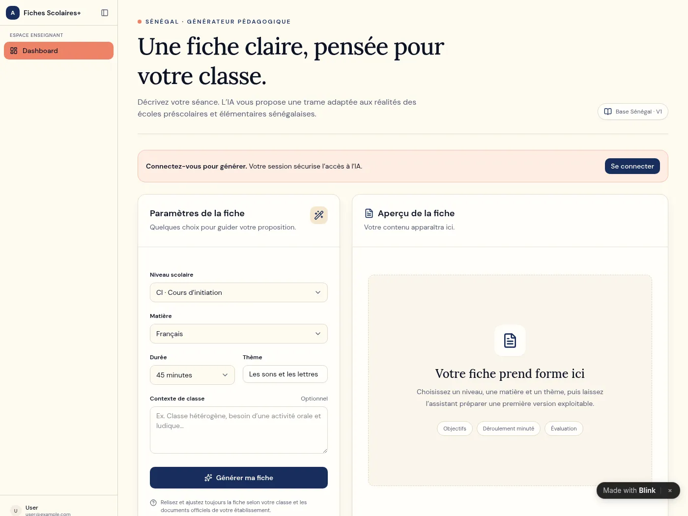 Fiches Scolaires+