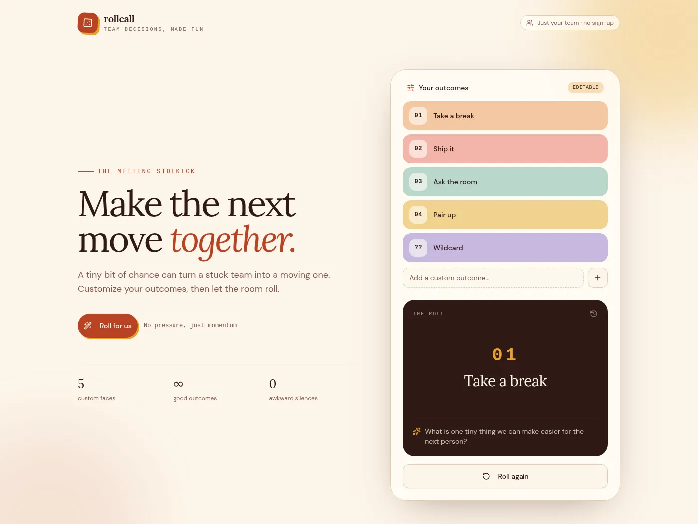 Playful AI Dice Roller