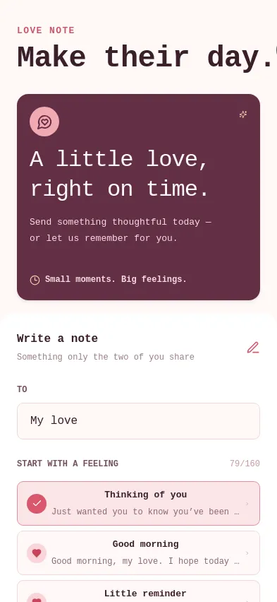 Love SMS Messenger