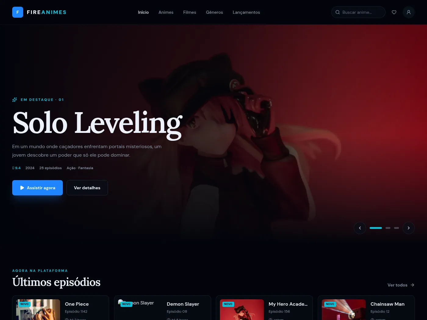FireAnimes Streaming Platform