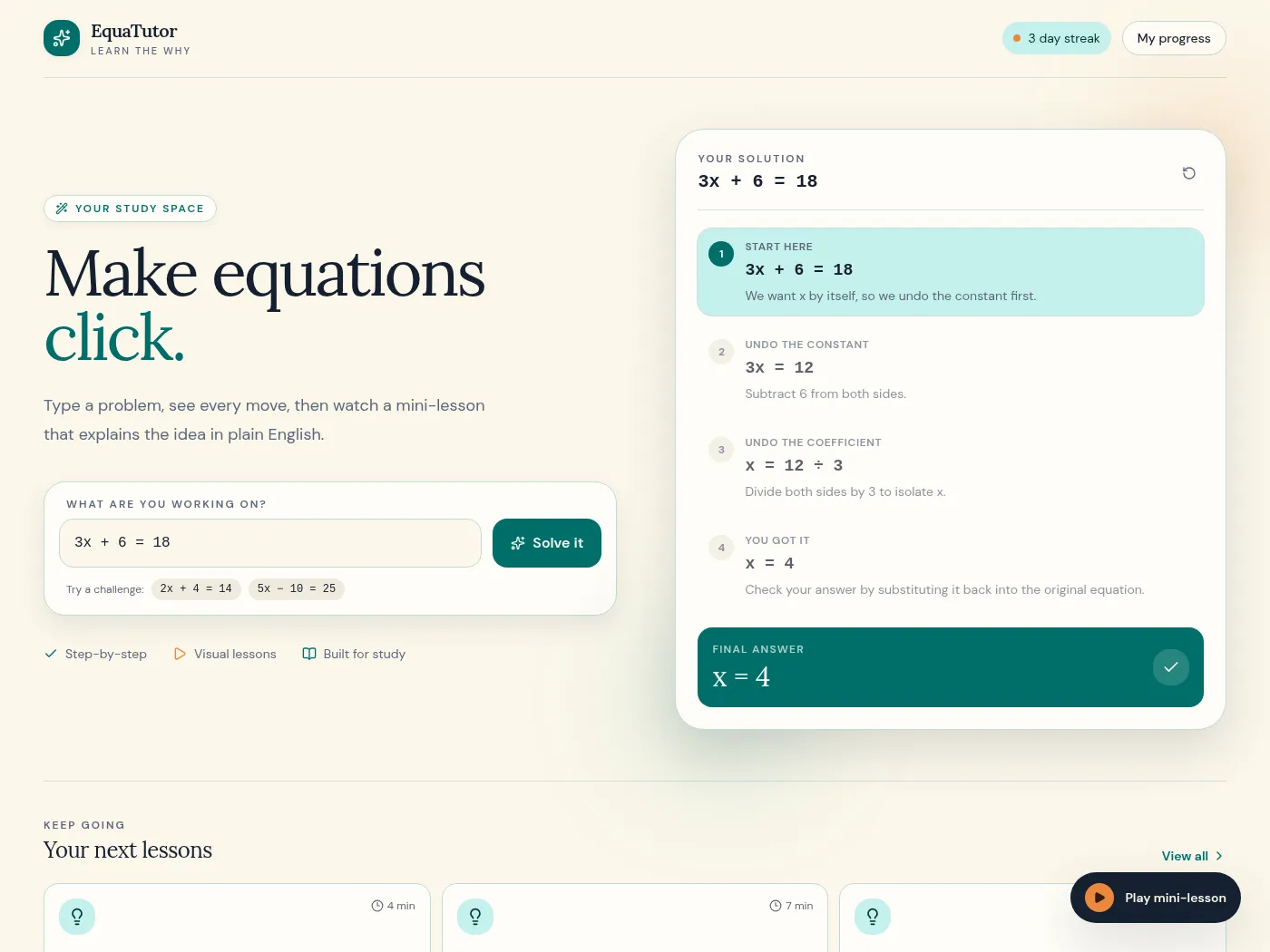 EquaTutor
