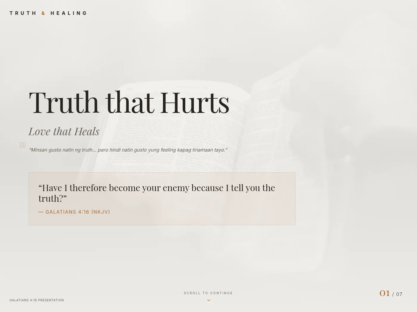 Truth That Heals