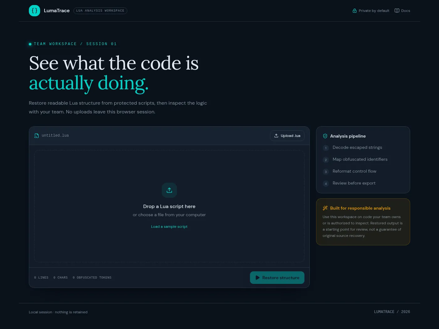 Lua Deobfuscator Web Tool
