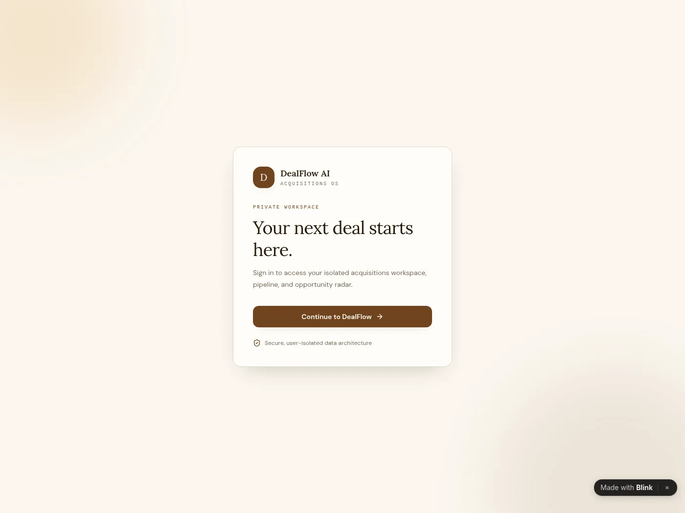 DealFlow AI