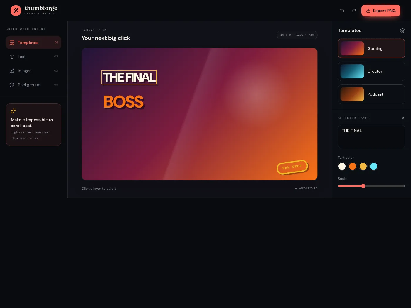 YouTube Thumbnail Maker
