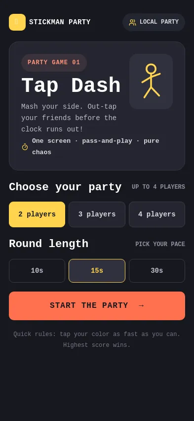 Stickman Party Game