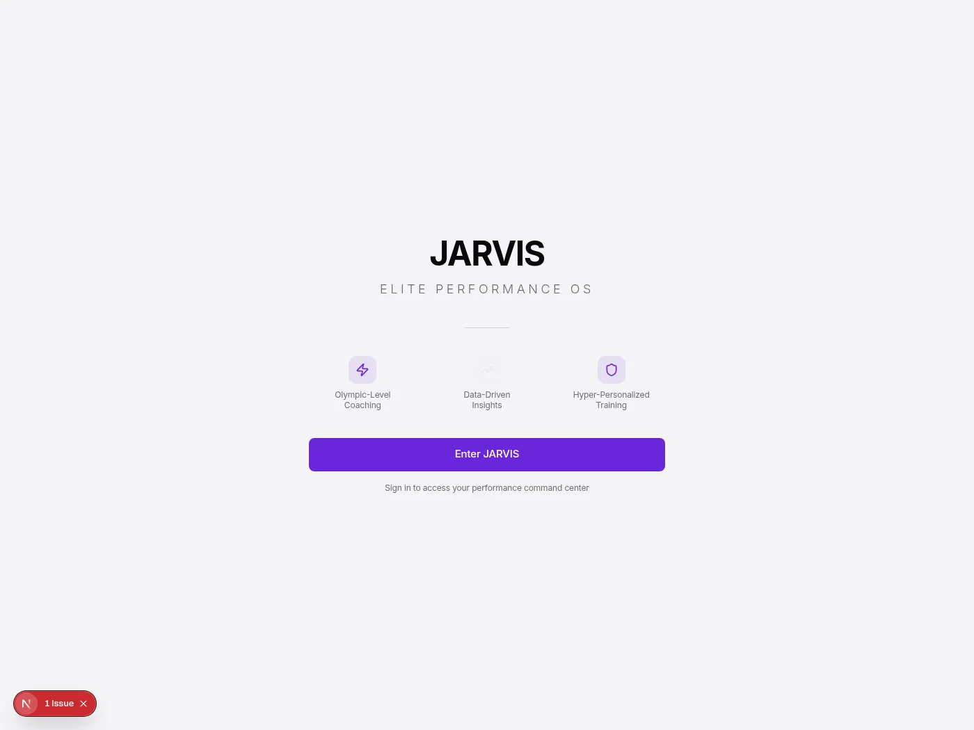JARVIS Elite Performance OS