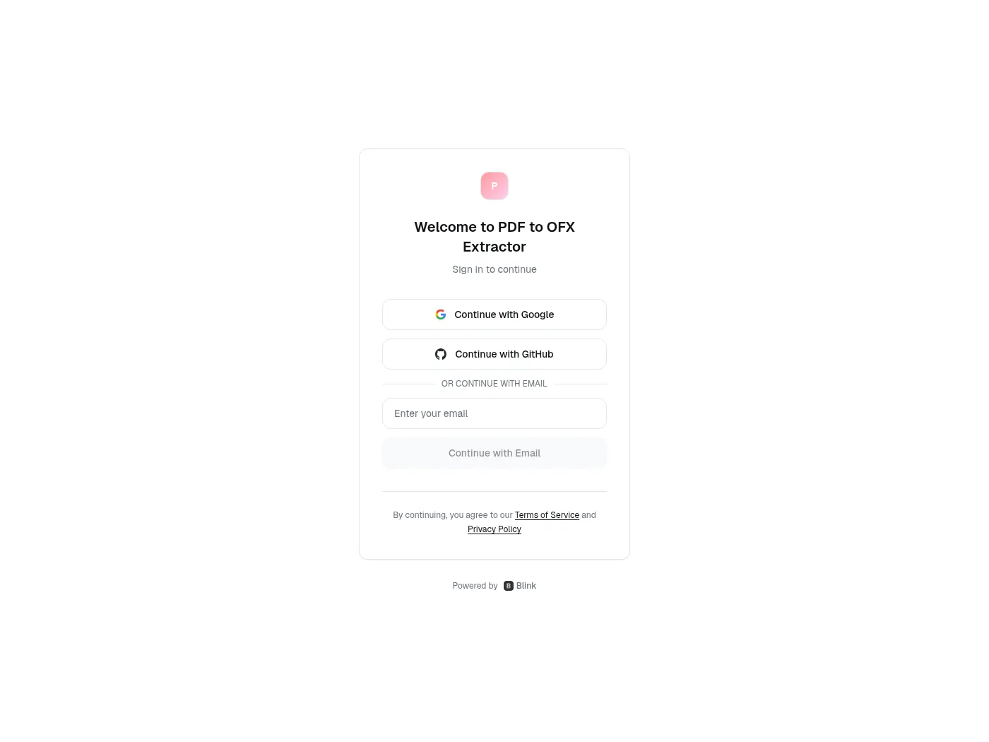 PDF to OFX Extractor