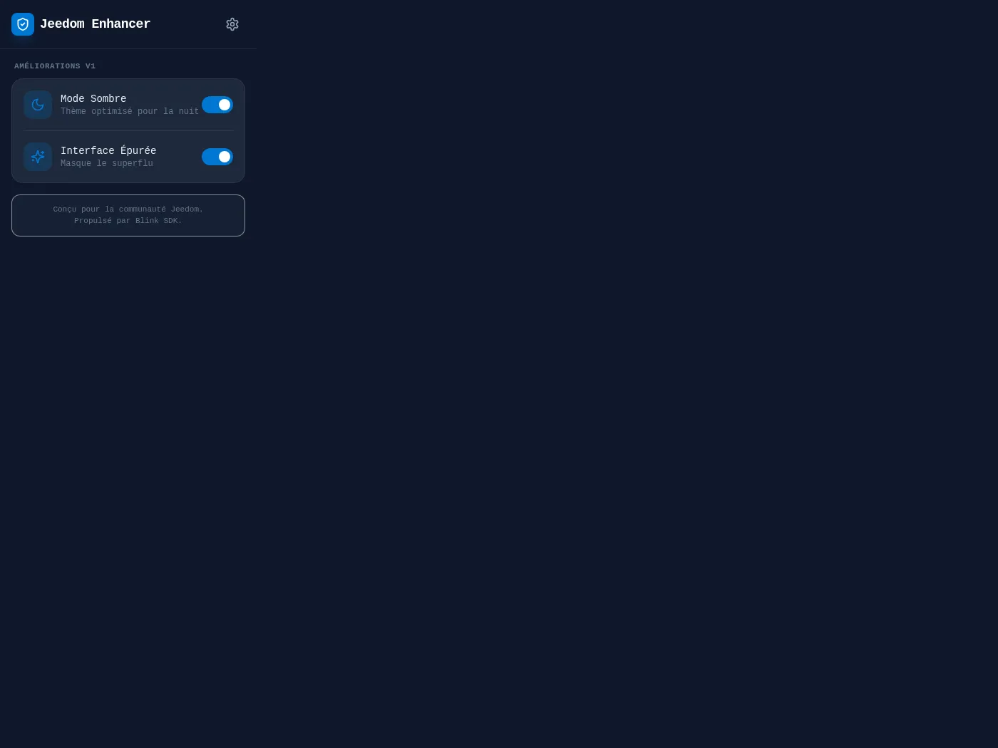 Jeedom Community Enhancer