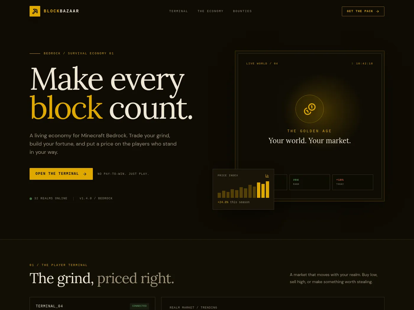 BlockBazaar Economy Addon