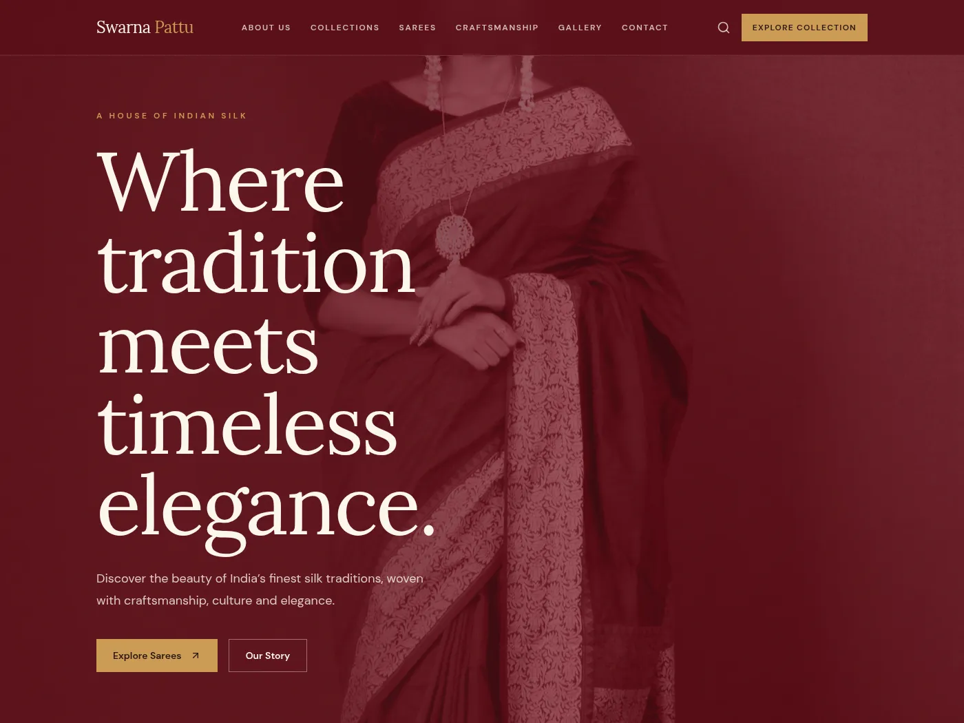 Swarna Pattu Showcase Site