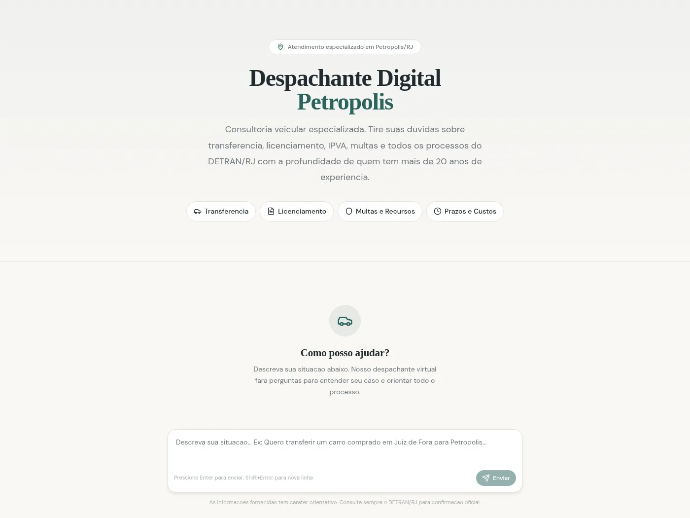 Despachante Digital Petrópolis