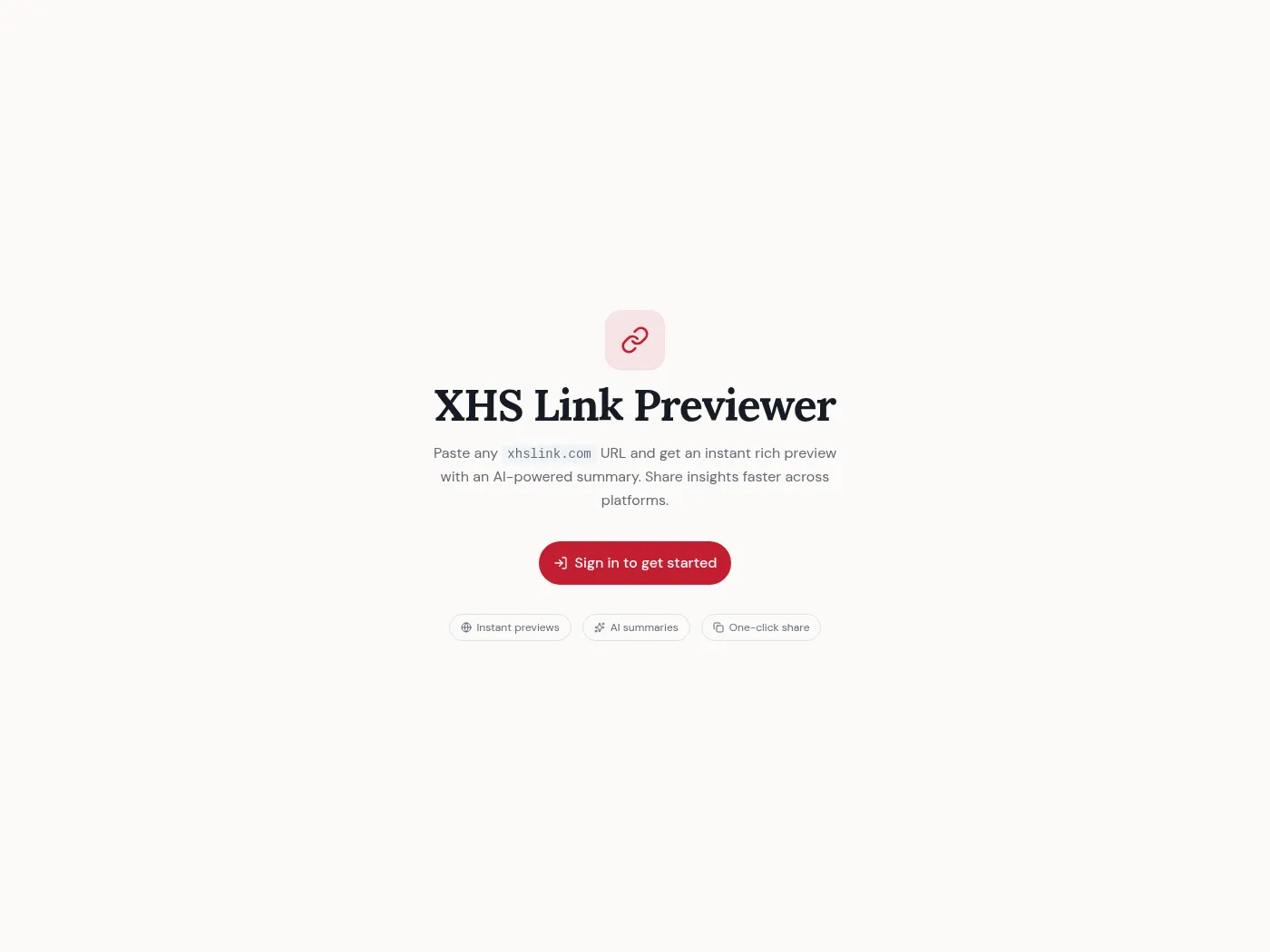 XHS Link Previewer