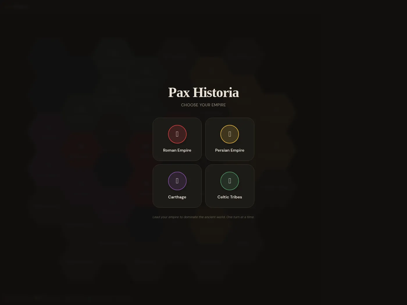 Pax Historia Web Clone