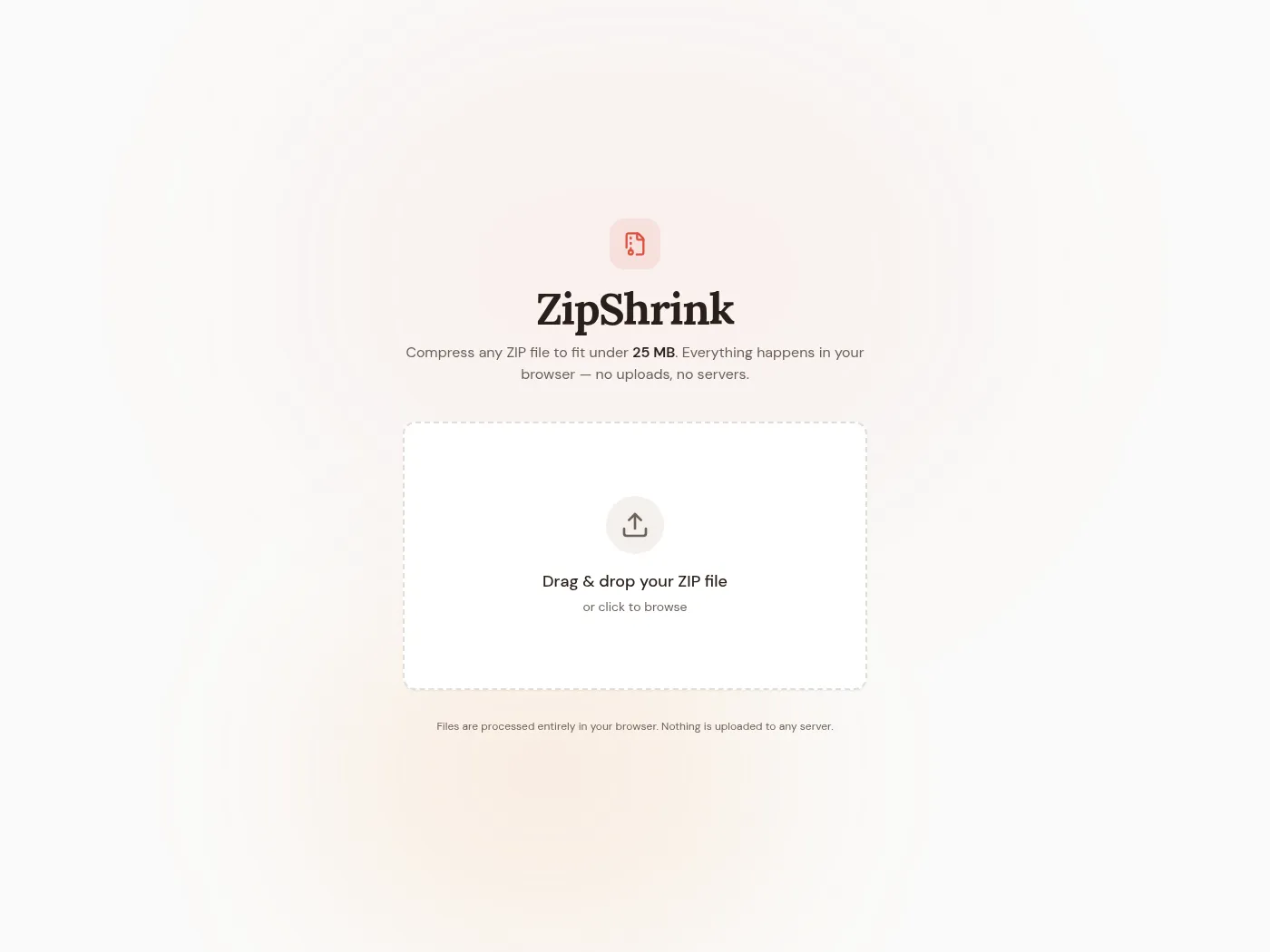 ZipShrink