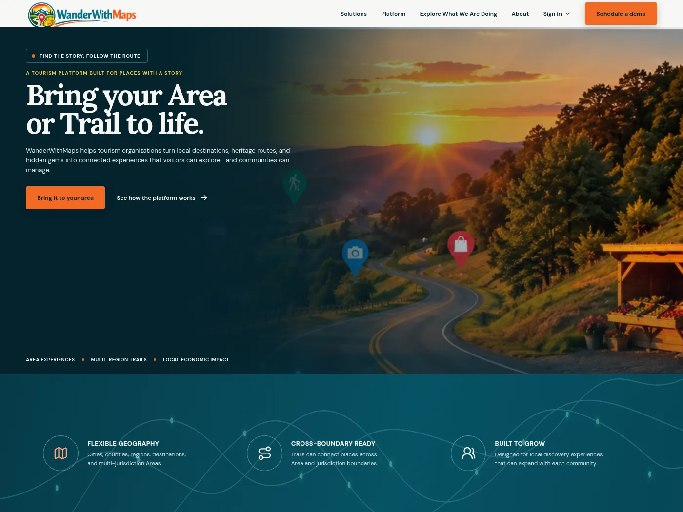 WanderWithMaps Platform