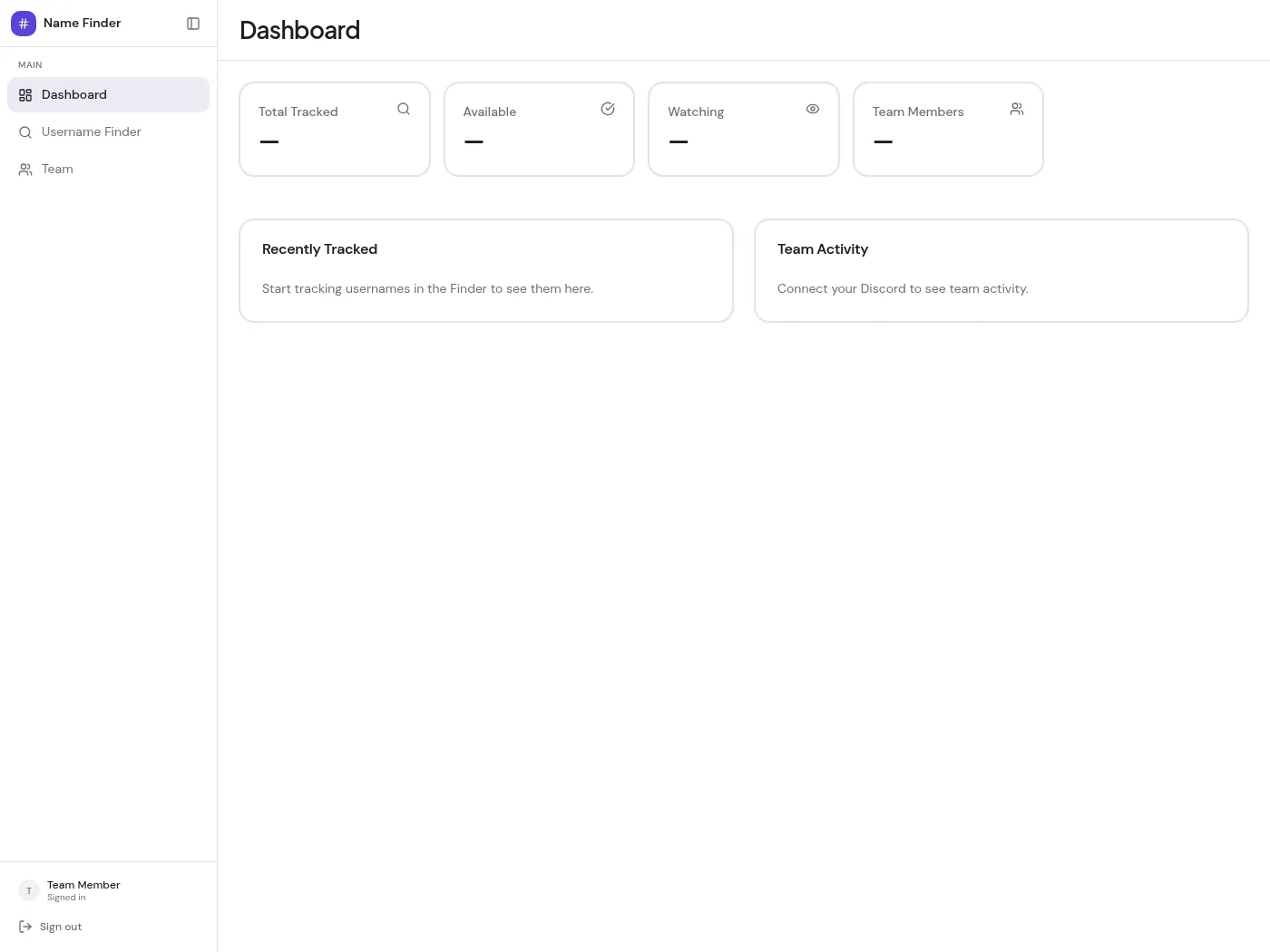 Discord Name Finder