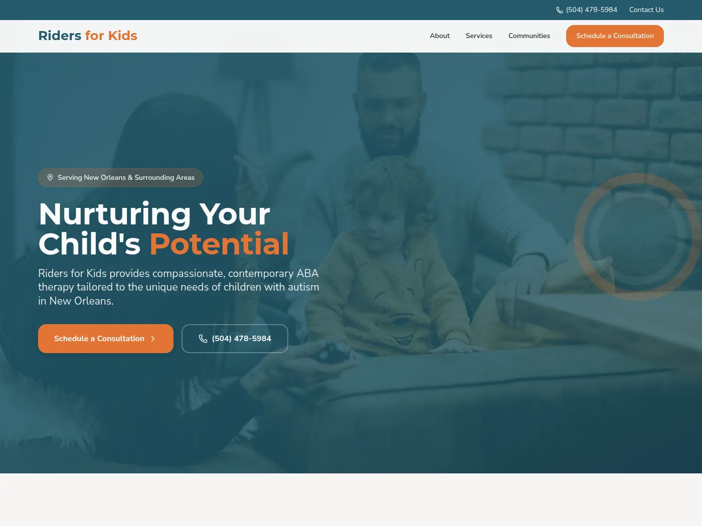 Riders For Kids ABA Site