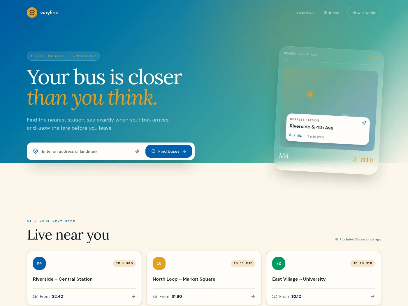 Bus Finder Web