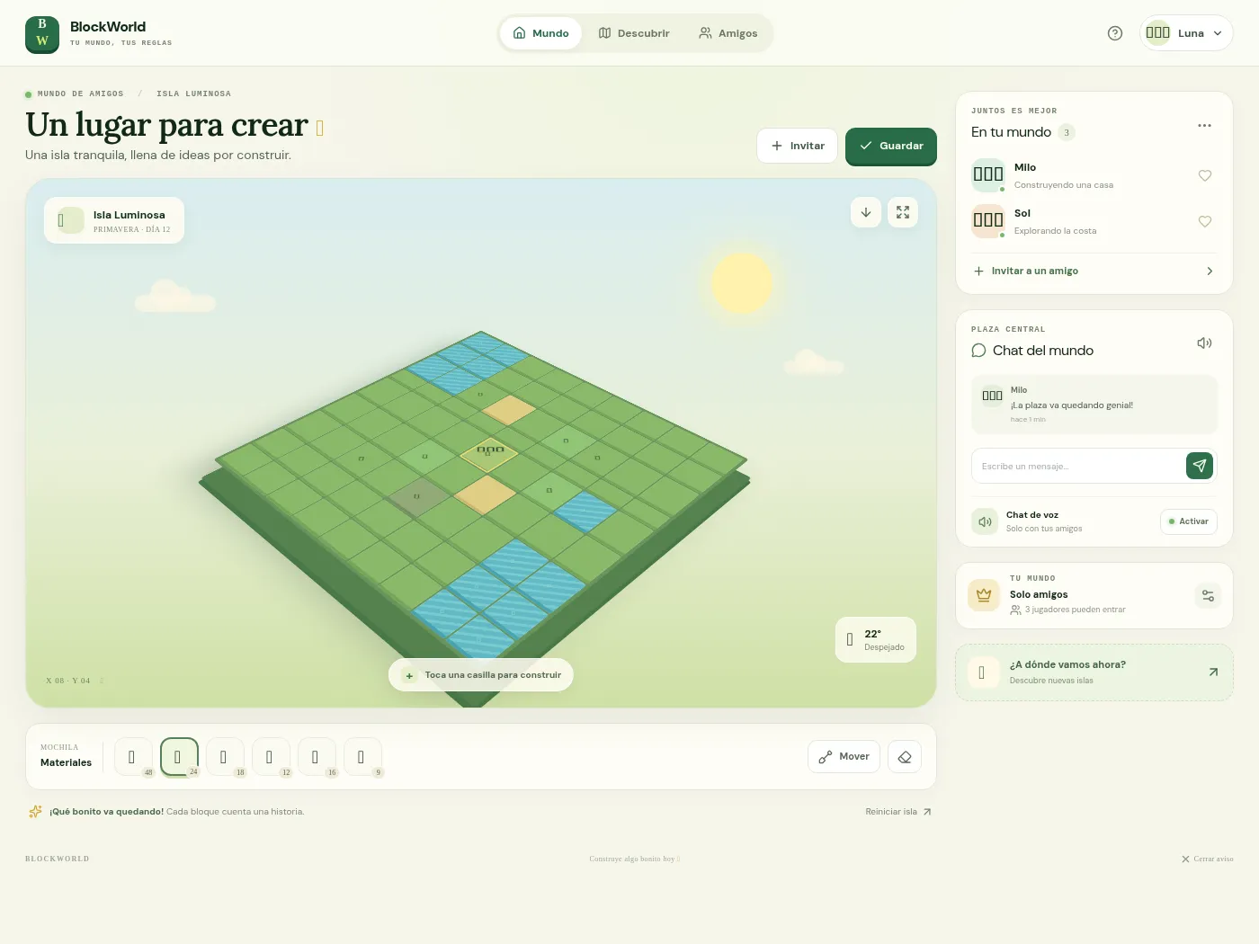 BlockWorld Social Sandbox