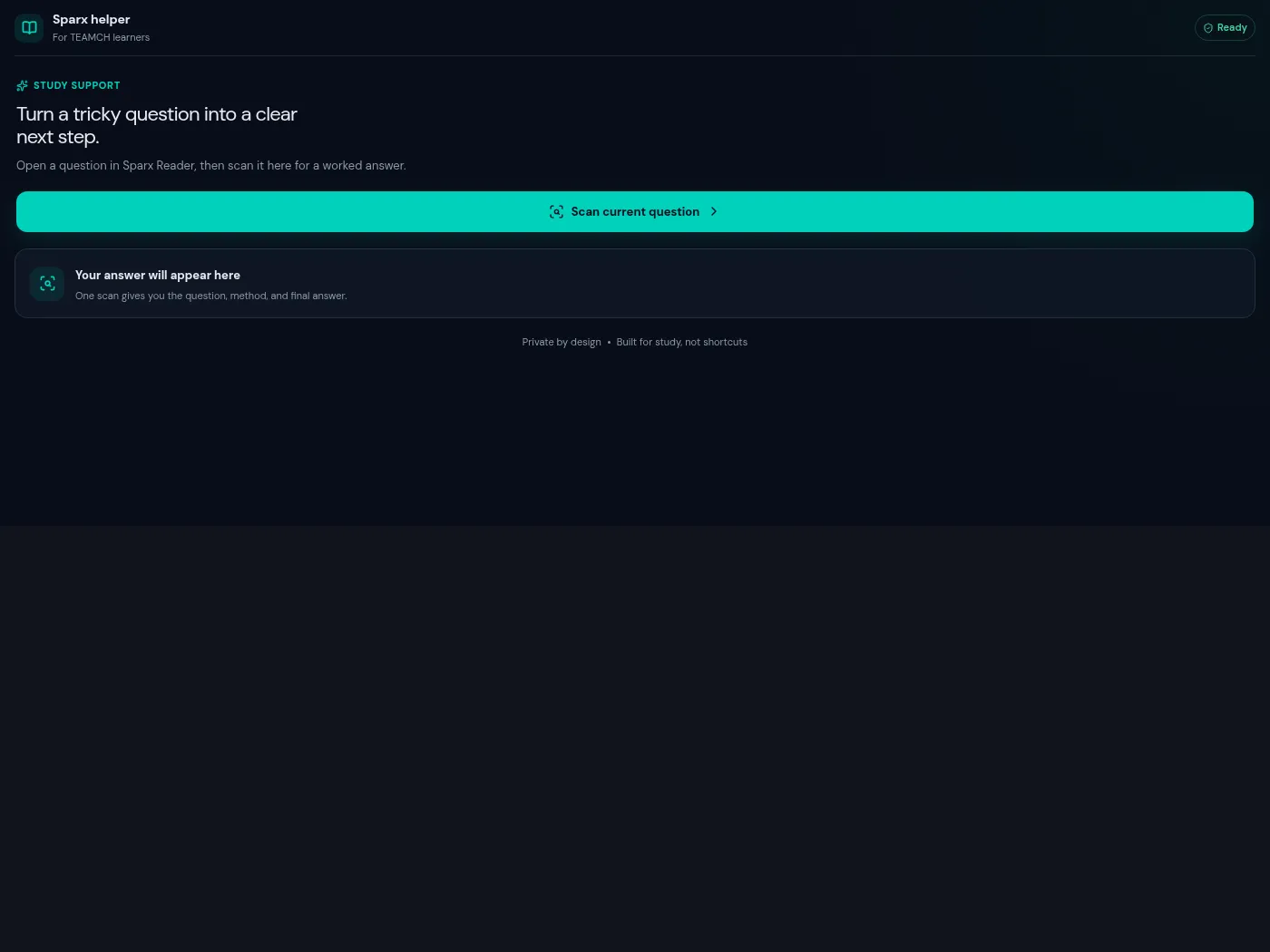 Sparx AI Study Helper