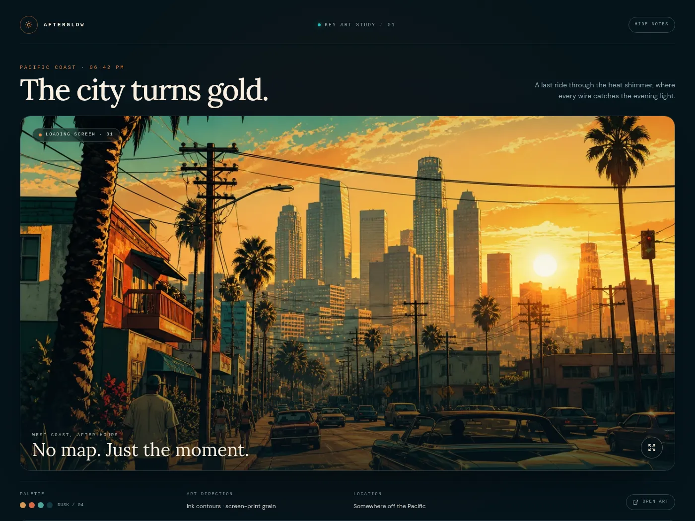 Sunset City Key Art