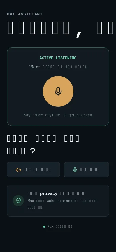 Max Voice Assistant