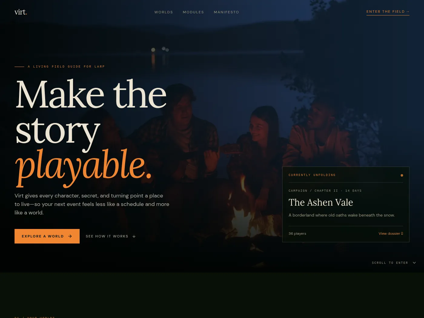 Virt LARP Portal