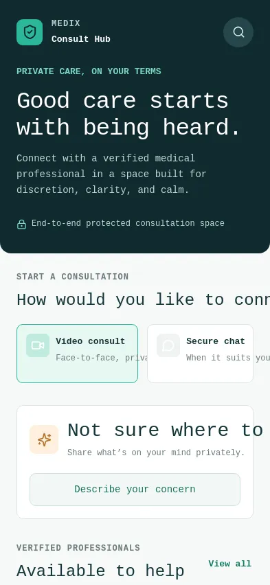 Medix Consult Hub