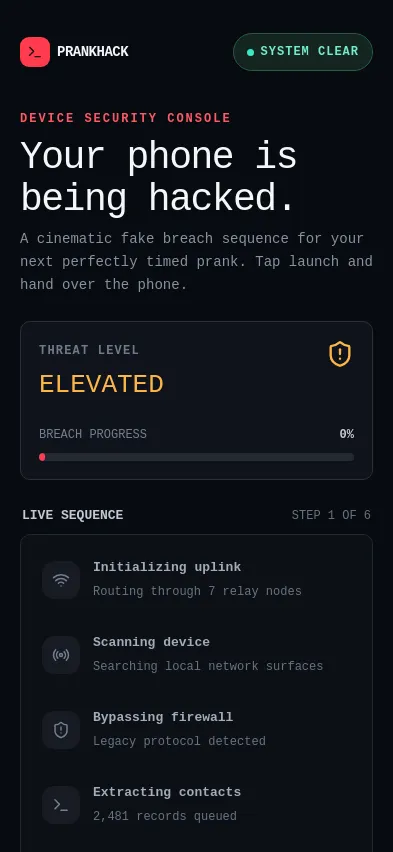 PrankHack Simulator