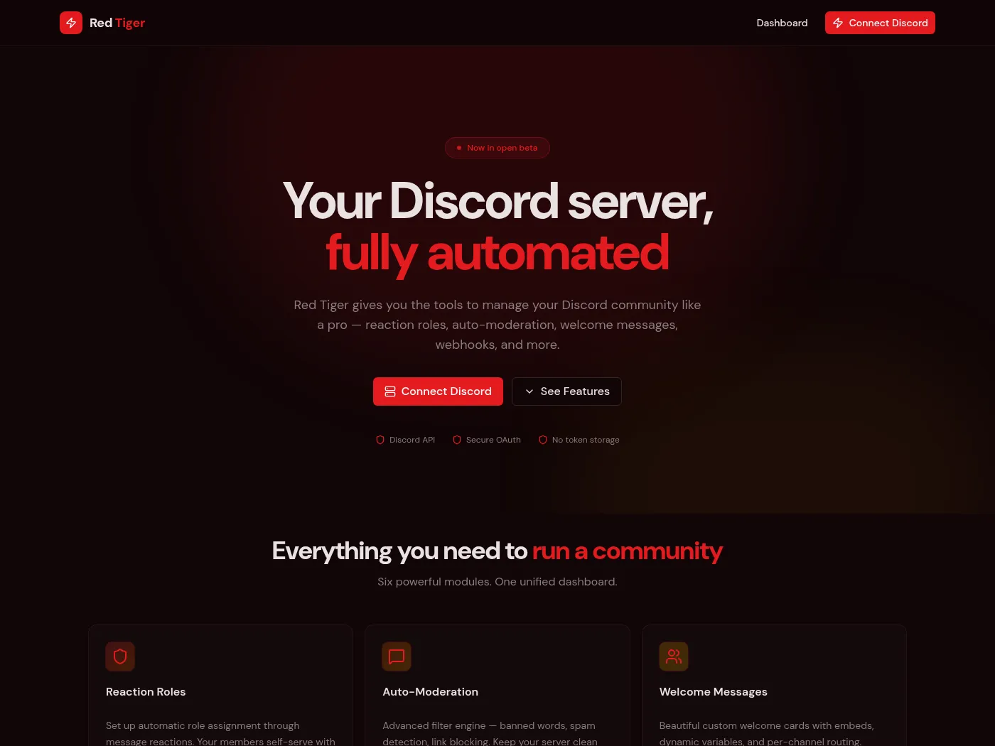 Red Tiger Web Tool