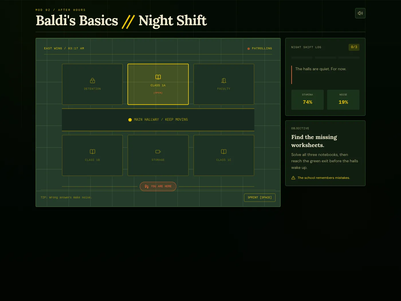 Baldi's Basics Mod