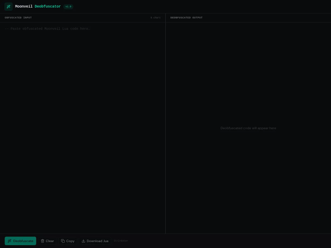 Moonveil Deobfuscator