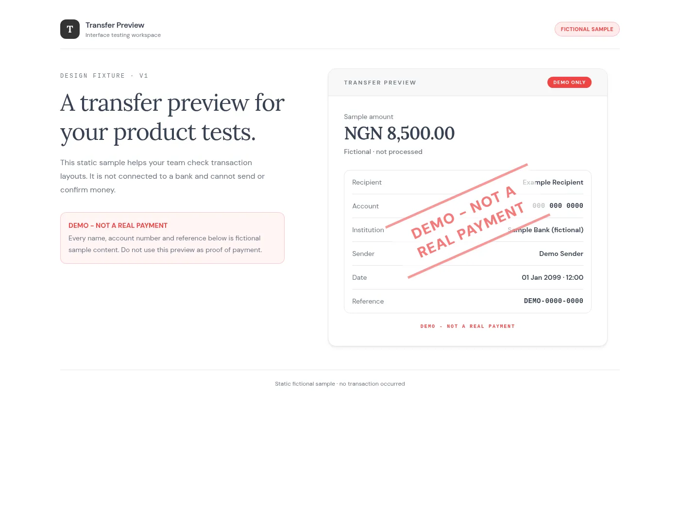 Opay Receipt Mockup