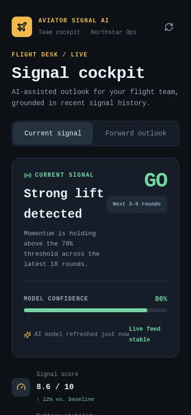 Aviator Signal AI