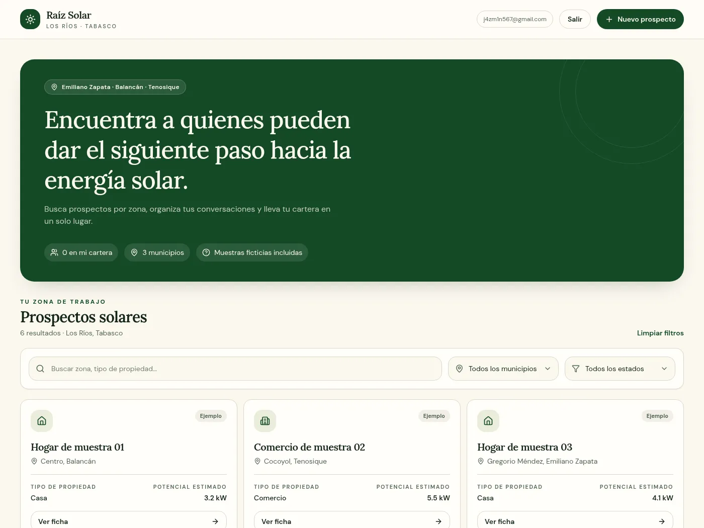 Solar Clients Finder