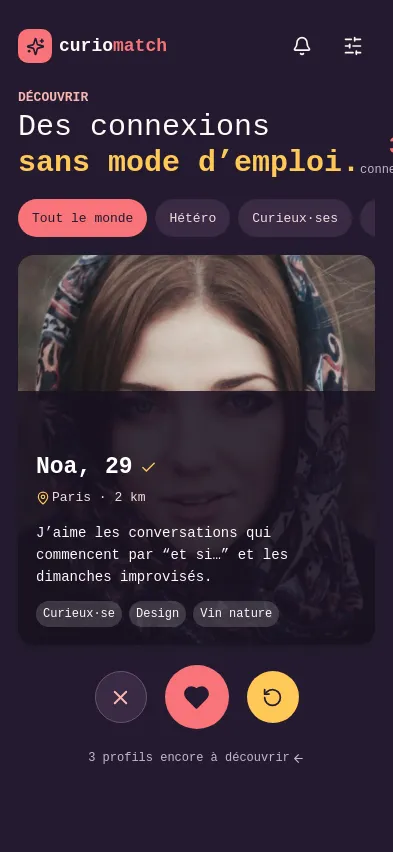 CurioMatch