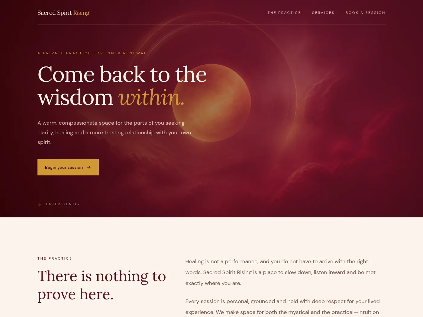 Sacred Spirit Rising Web