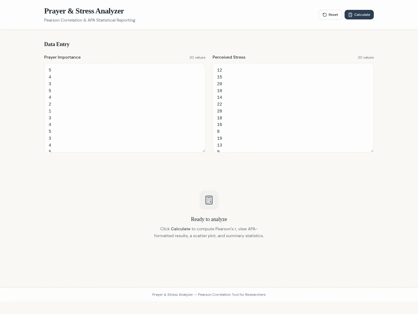 Prayer & Stress Analyzer