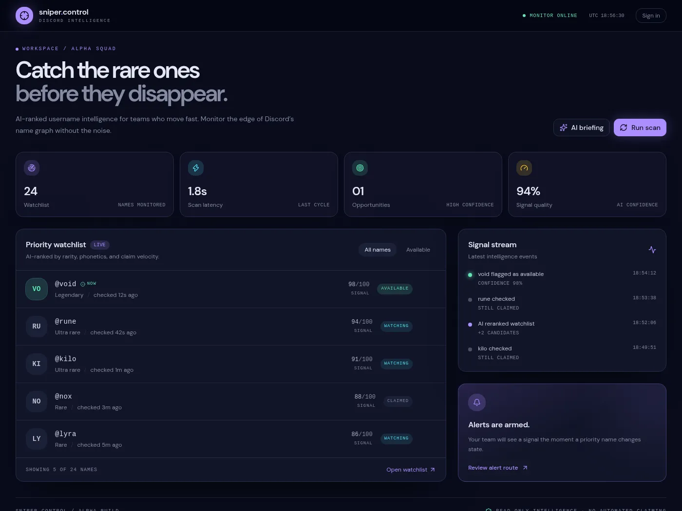Discord Name Sniper