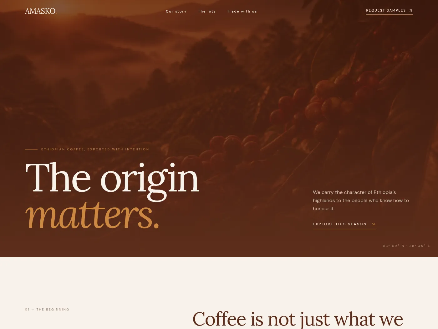 AMASKO Coffee Export