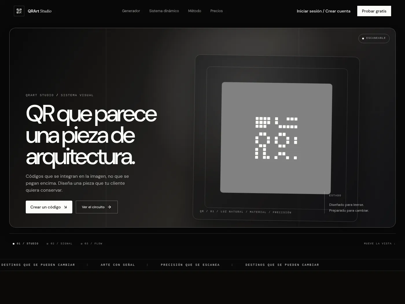 QRArt Studio Website